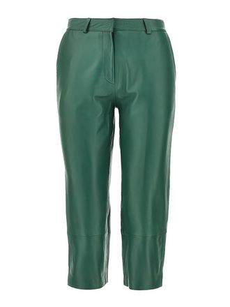 Frankie Shop Lederhose - Gr&uuml;n