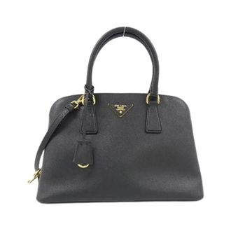 Prada Sac Saffiano Lux Pre-owned - Femme - Pre-owned - Noir - Taille: ONE Size