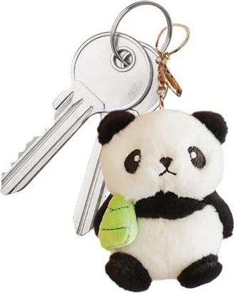 Generic Porte-cl&eacute;s panda - Mini panda en peluche - Adorable porte-cl&eacute;s de voiture - Porte-cl&eacute;s panda en peluche - Porte-cl&eacute;s mignon pour sac &agrave; dos - Cl&eacute; de vo