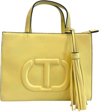 Twinset Femme, Sacs, Jaune, Taille: ONE Size Sac bandouli&egrave;re bicolore en poly&eacute;thyl&egrave;ne