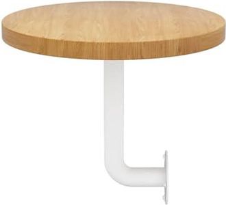 Generic Table Basse Murale Design Moderne Rond pour Bistrot Pub Salon Mobilier Peu encombrant pour Petits Espaces