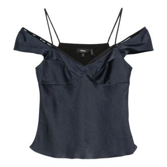 Theory &Auml;rmellose Oberteile - - Tops - Damen - Blau - 2XS