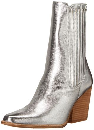 Chinese Laundry Damen Cali Mode-Stiefel, Silber, 35.5 EU