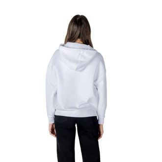A|X Armani Exchange Logo-Print Cotton Hoodie - White