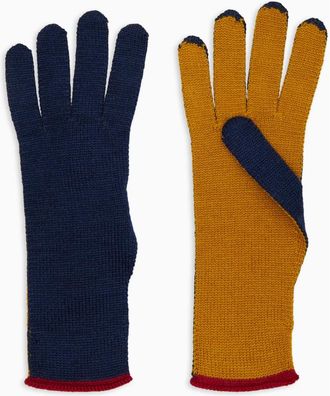 Gallo Gallo, Femme, Accessoires, Multicolore, Taille: ONE Size Gants en Laine, Soie et Cachemire