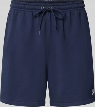 Nike Regular Fit Sweatshorts aus Baumwoll-Mix