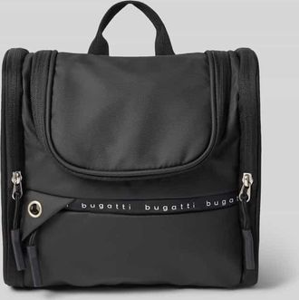 Bugatti Kulturtasche mit Label-Details Modell Blanc Delight