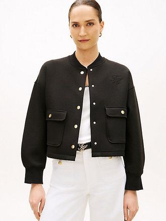 Tommy Hilfiger Cardigan en maille interlock &agrave; boutons dor&eacute;s