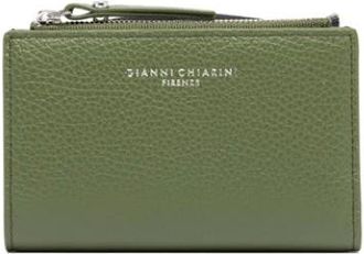 Gianni Chiarini Femme, Accessoires, Vert, Taille: ONE Size Dollaro Wallet