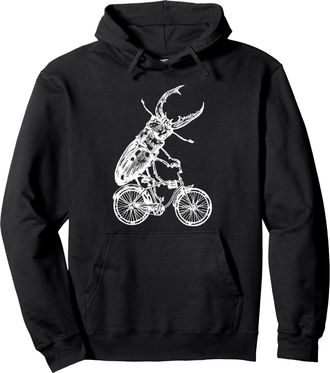 Seembo K&auml;fer Radfahren Fahrrad Lustig Insekten Radfahrer Reiten Fahrrad Pullover Hoodie