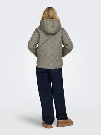 Only Steppjacke ONLJULIET QUILTED HOOD JACKET NOOS OTW Kunstfaser