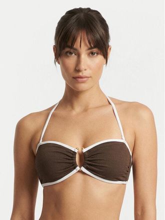 Seafolly Bikini-Oberteil Beach Bound 31283-072 Braun