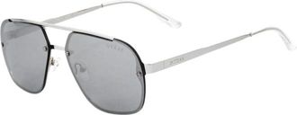 Guess Homme, Accessoires, Gris, Taille: ONE Size Metal Frame Lunettes de soleil