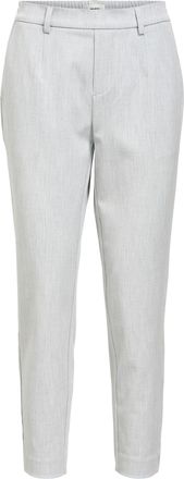 Object Objlisa Slim Pant Noos Stoffhose für Damen, Light Grey Melange,42