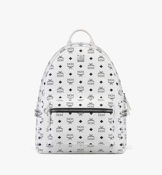 MCM Stark Rucksack in Visetos mit seitlichen Nieten