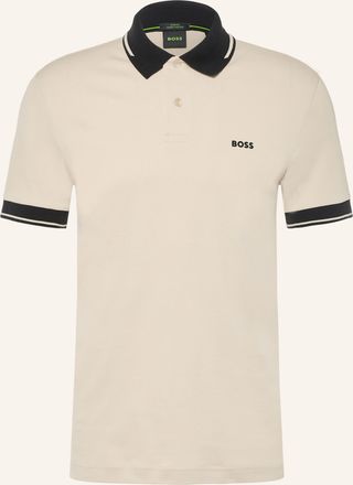HUGO BOSS Jersey-Poloshirt Network Slim Fit beige