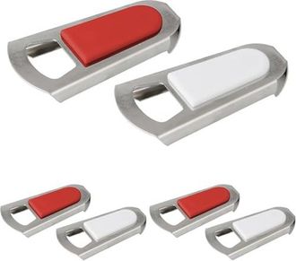 Fackelmann 49975 Flaschen&ouml;ffner und Verschluss, vernickelt, farblich sortiert, 1 St&uuml;ck, Style-10 (Packung mit 3)