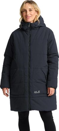 Jack Wolfskin Damen Northern LITE Coat W Mantel, Dark Navy, XL