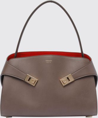 Ferragamo Sac Port&eacute; &eacute;paule FERRAGAMO Femme couleur Marron