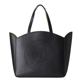 Karl Lagerfeld Tote Large K/Circle Perforated - - Bags - Damen - Schwarzk - ONE SIZE