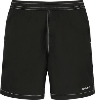 Carhartt Work in Progress Homme, Maillots de bain, Noir, Taille: S V&ecirc;tements Mer Noire avec Coutures Contrast&eacute;es