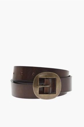 Dsquared2 Leather Belt in Solid Color 30mm size 100