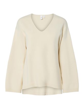 Vero Moda Yaselma Ls V-Neck Knit Pullover S. Noos