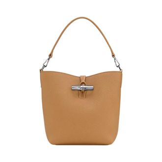 Longchamp Flexible und strapazierf&auml;hige Lederschultertasche - - Bags - Damen - Braun - ONE SIZE