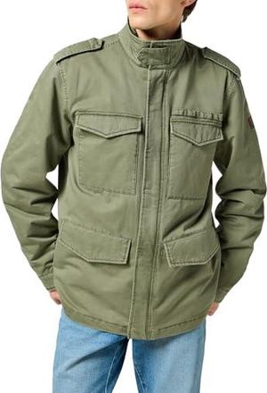 Wrangler Veste de surv&ecirc;tement pour homme, olive poussi&eacute;reux, XXXL, olive, XXXL