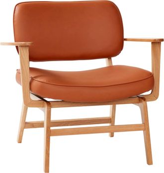 H&uuml;bsch Fauteuil lounge, pi&egrave;tement en bois FSC H&uuml;bsch