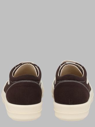 Rick Owens Low-Top Canvas Sneakers - Brown