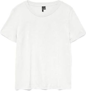 Vero Moda Vero Moda Femme Vmpaula S/S GA Noos T-Shirt, Blanc &Eacute;clatant., L EU