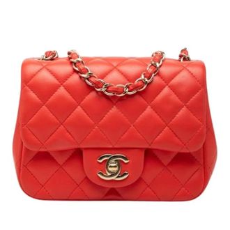 Chanel Pre-owned Square Flap - - Pre-owned - Damen - Orange - ONE SIZE