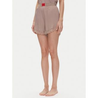 HUGO BOSS Pyjamashorts Red Label Lace_Short 50531629 Braun Relaxed Fit