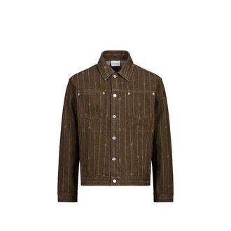 Dr&ocirc;le de Monsieur Veste denim Monogramme en coton