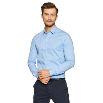 Calvin Klein Homme, Chemises, Bleu, Taille: L Chemise Formelle