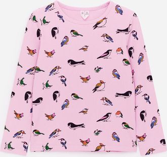 Arket Geripptes Oberteil -Rosa