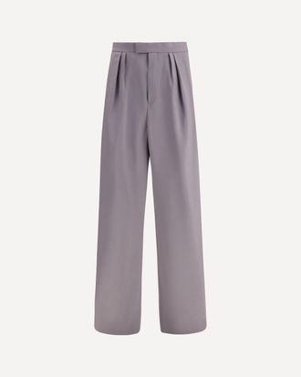 Dries Van Noten Preaches Bis in a wool and mohair Pants Male 50
