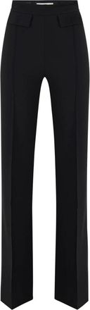 Elisabetta Franchi Femme, Pantalons, Noir, Taille: 38 FR Letter-Detail Pantalons