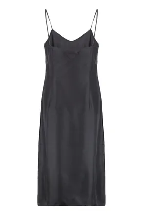 Prada Silk Slip Dress - Black