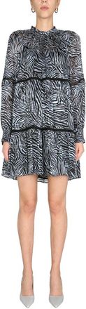 Michael Michael Kors Flounce Dress - Blue