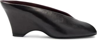 Khaite Femme, Chaussures, Noir, Taille: 40 EU Cloak Peep Toe Mule 75