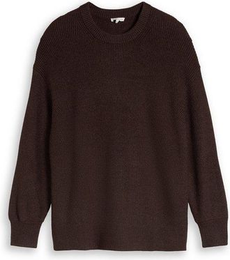 Tom Tailor Strickpullover Pullover & Strickjacken Plus Size - Oversize Strickpullover mit Rundhalsausschnitt