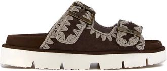 Mou Femme, Chaussures, Brun, Taille: 39 EU Bio Sandal Two Buckles