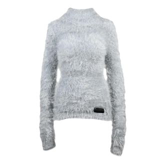 Maison Margiela Langer Rollkragenpullover - - Knitwear - Damen - Grau - S