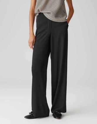 OPUS Schlupfhose MAROU TRAVEL aus leichtem Viskose Twill High Rise, Long, Raglan&auml;rmel