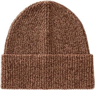 Benetton Bonnet en Tricot 1235ua00n, Marron, L Hommes
