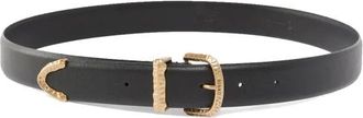 Pinko Pinko, Femme, Accessoires, Noir, Taille: S Buckled Leather Belt