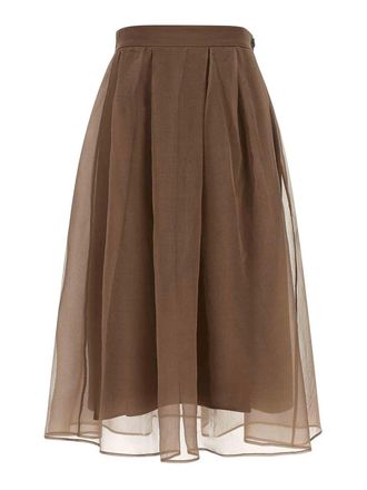 Brunello Cucinelli Midirock - Braun