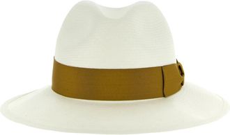 Borsalino Homme, Accessoires, Brun, Taille: 58 CM Amedeo Panama Hat